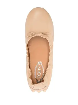 TOD'S Gommino Ballerina Shoes - Neutrals