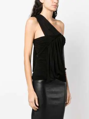 Rick Owens Edfu Ruched Draped Top