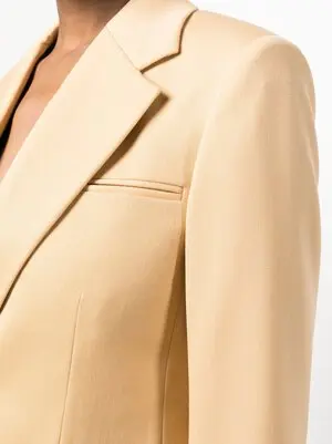LANVIN Single-breasted Virgin Wool Blazer