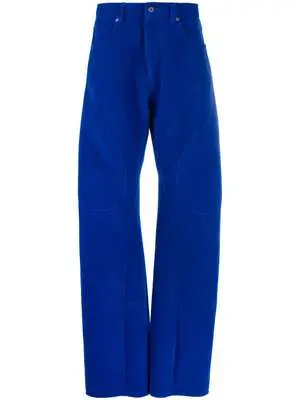 Off-White Tapered Trousers - Blue