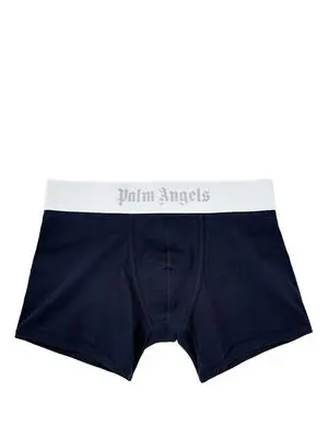 Palm Angels Classic Logo-waistband Boxers Set - Black