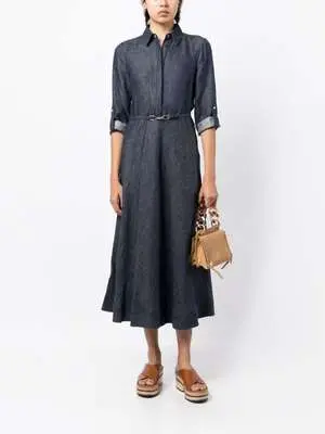 Gabriela Hearst Denim Shirt Dress