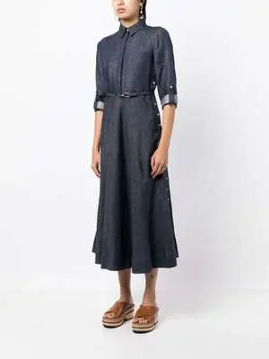Gabriela Hearst Denim Shirt Dress