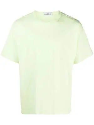 Stone Island Embroidered-logo Detail T-shirt