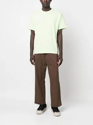Stone Island Embroidered-logo Detail T-shirt