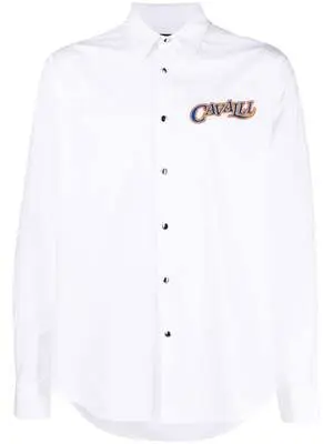 Roberto Cavalli Embroidered Logo Shirt