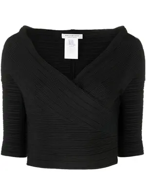Philosophy Di Lorenzo Serafini Knitted Cropped Top