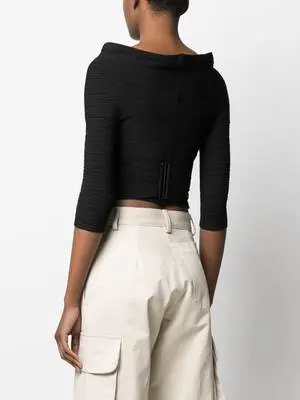 Philosophy Di Lorenzo Serafini Knitted Cropped Top