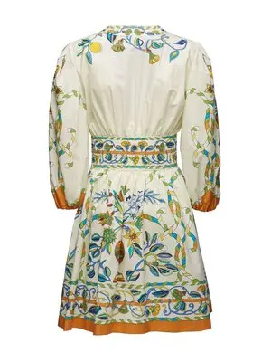 La DoubleJ Floral-print Short Dress