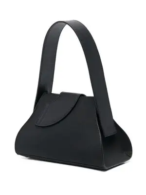 Gcds Comma Logo-lettering Tote Bag - Black