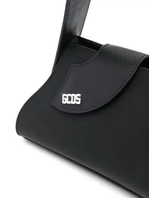 Gcds Comma Logo-lettering Tote Bag - Black