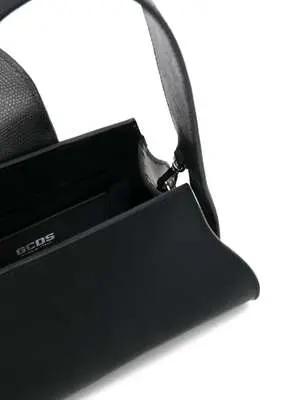 Gcds Comma Logo-lettering Tote Bag - Black