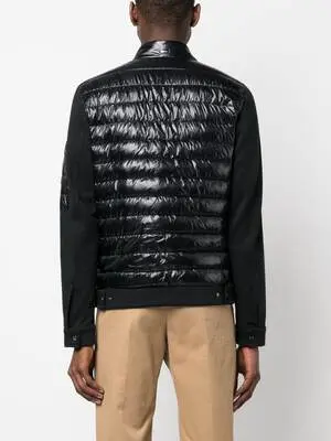 Herno Padded Panel Zip Jacket - Black