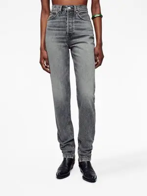 RE/DONE Super High Drainpipe Jeans - Grey