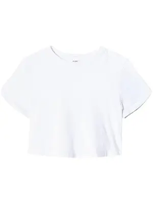 RE/DONE Short-sleeve Cropped T-shirt
