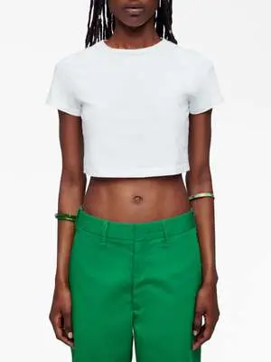 RE/DONE Short-sleeve Cropped T-shirt
