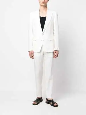 Dolce & Gabbana Mid-rise Tailored Trousers - White