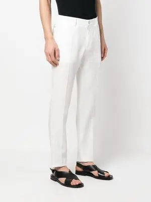 Dolce & Gabbana Mid-rise Tailored Trousers - White