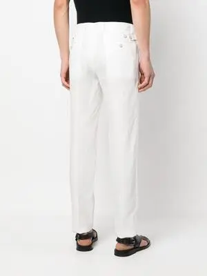 Dolce & Gabbana Mid-rise Tailored Trousers - White