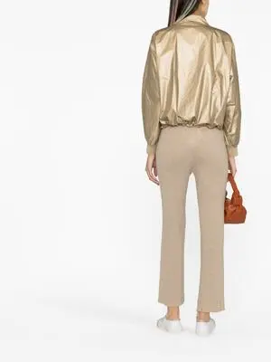 Herno Metallic Bomber Jacket - Gold