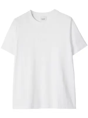 Burberry Embroidered Logo T-shirt - White