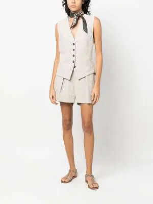 Brunello Cucinelli V-neck Button-up Waistcoat