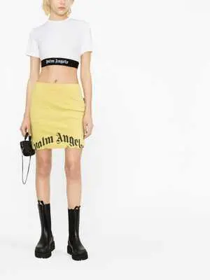 Palm Angels Destroyed Mini Skirt