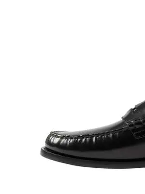 Burberry Leather Penny Loafers With Coin Detailing