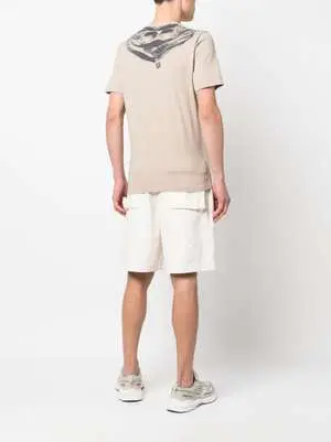 C.P. COMPANY Goggle Cotton T-shirt - Neutrals