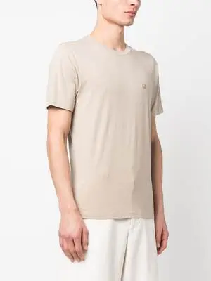 C.P. COMPANY Goggle Cotton T-shirt - Neutrals