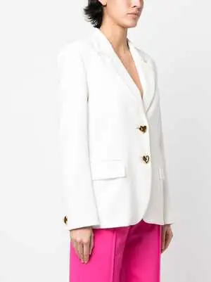 Moschino Heart-shaped Button Blazer