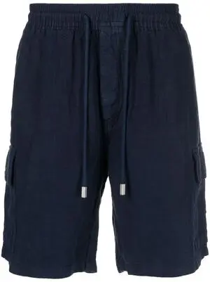 Vilebrequin Linen Bermuda Shorts - Blue