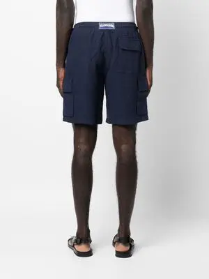 Vilebrequin Linen Bermuda Shorts - Blue