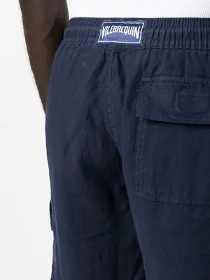 Vilebrequin Linen Bermuda Shorts - Blue