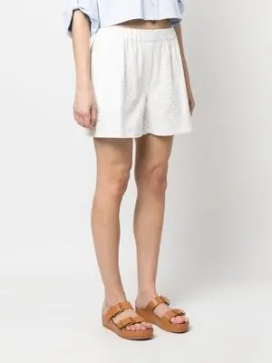 Kenzo Broderie Anglaise Cotton Shorts
