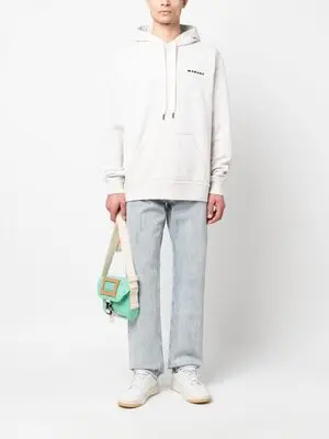 MARANT Logo-embroidered Hoodie