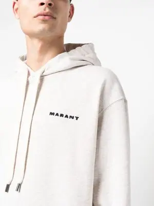 MARANT Logo-embroidered Hoodie