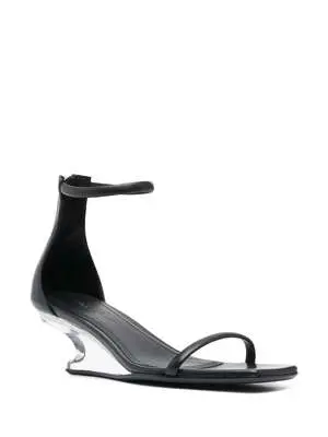 Rick Owens Cantilever 60mm Sculpted-heel Sandals