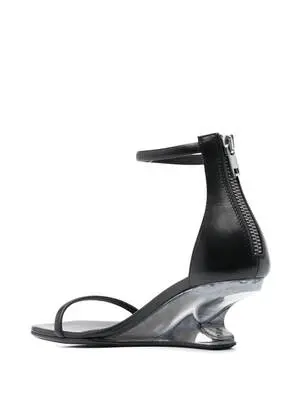 Rick Owens Cantilever 60mm Sculpted-heel Sandals