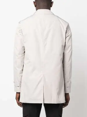 Herno Single-breasted Shirt Coat - Neutrals