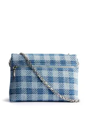 AMI Paris Check-print Shoulder Bag