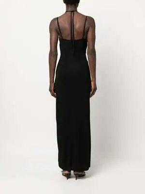 FRAME Cut-out Halterneck Dress