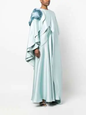 GABY CHARBACHY Draped Cape-style Gown
