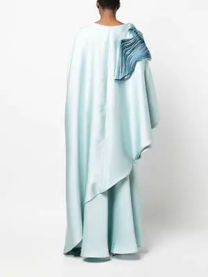 GABY CHARBACHY Draped Cape-style Gown