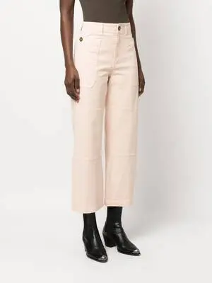 FRAME Straight-leg Utility Trousers - Pink