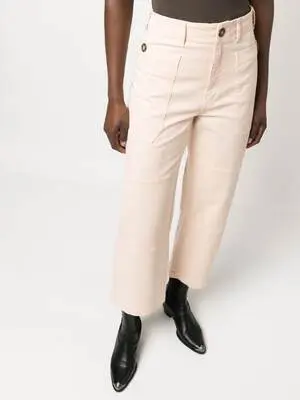 FRAME Straight-leg Utility Trousers - Pink