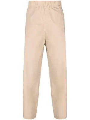 LANEUS Stretch-cotton Tapered Trousers