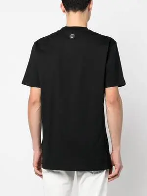 Philipp Plein Baroque Skull Cotton T-shirt - Black