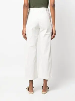FRAME Straight-leg Utility Trousers - White