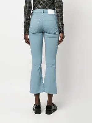 DONDUP Logo-patch Bootcut Jeans - Blue